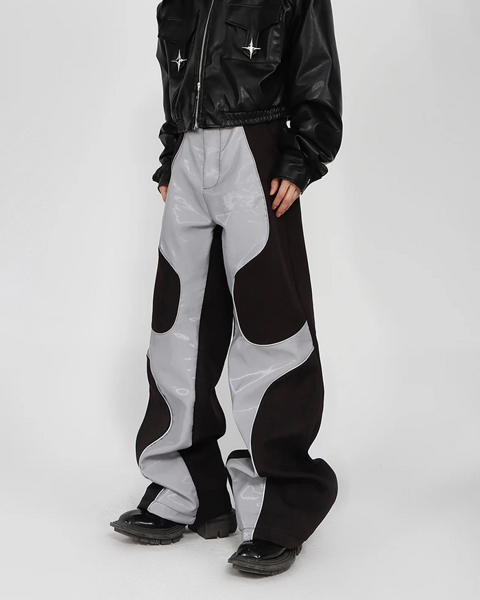 Patchwork Leather Pants | Yokai Clothing