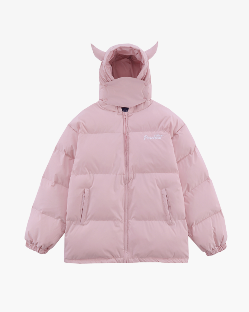 Devil Horn Puffer Jacket | Yokai Clothing