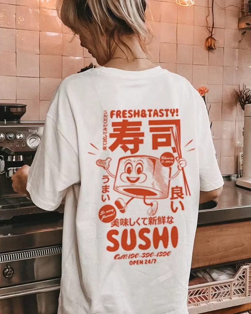 Japanese Sushi T Shirt | Yokai Clothing