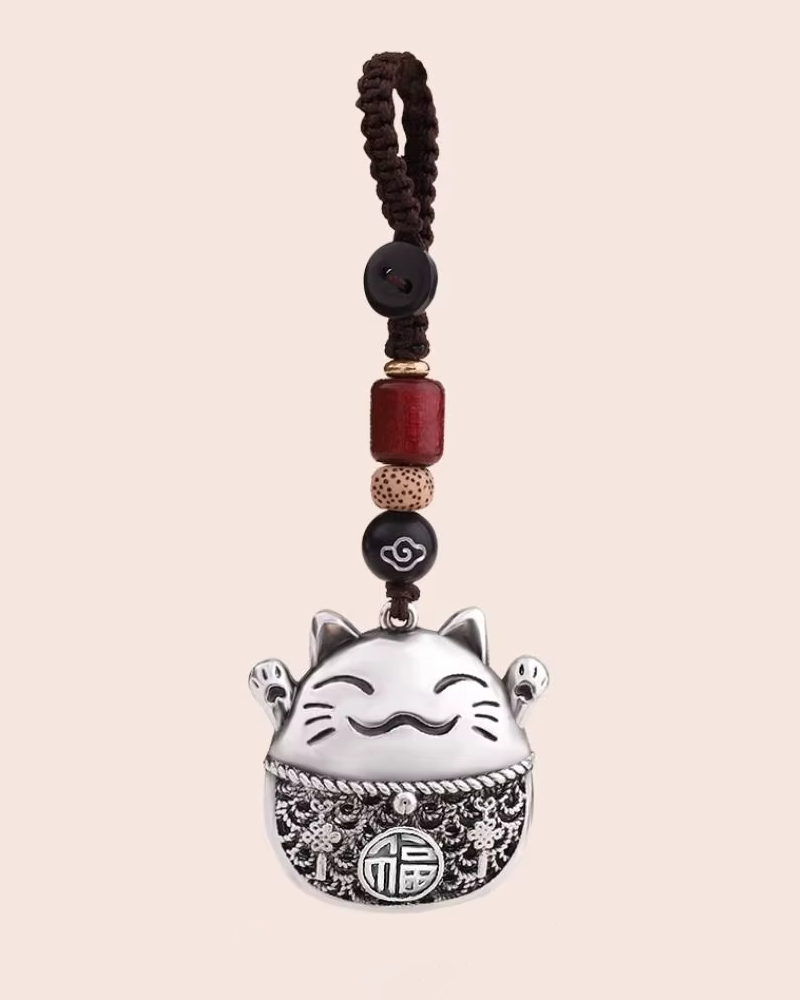Lucky Cat Keychain | Yokai Clothing