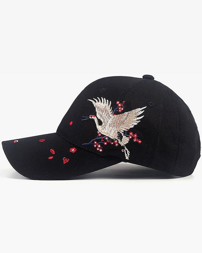 Japanese Crane Cap | Yokai Clothing