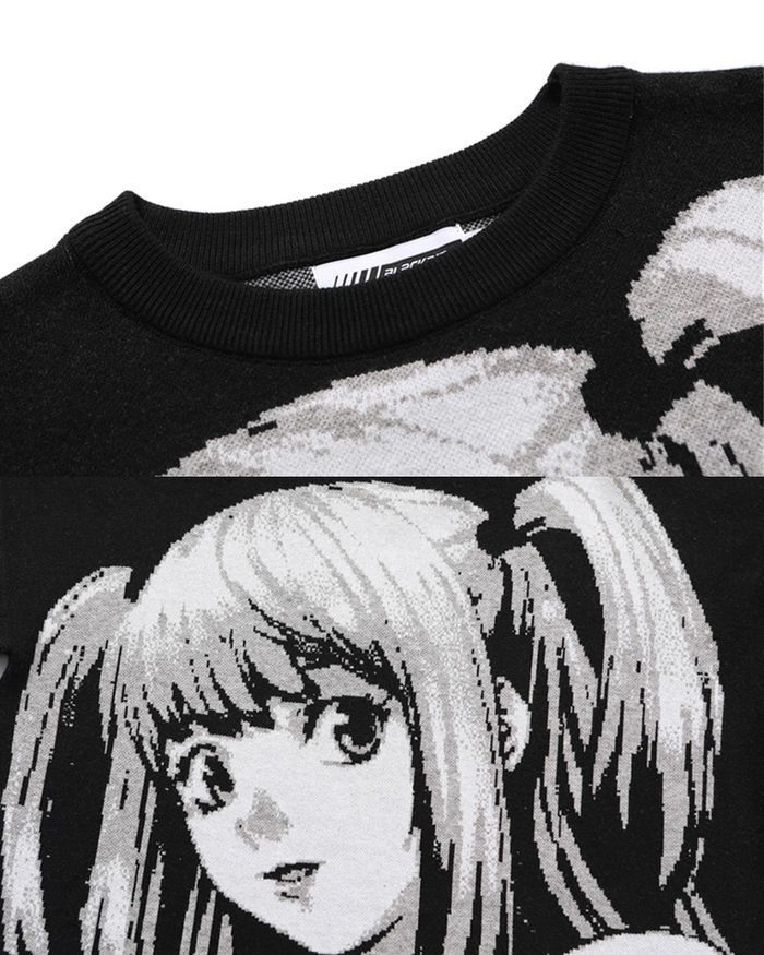 Anime Girl Sweater | Yokai Clothing