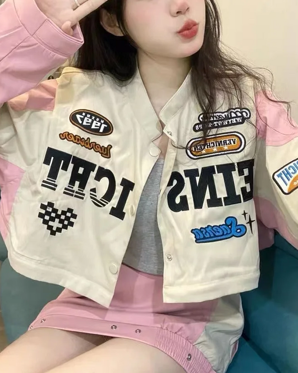 Pink Racing Jacket | Yokai Clothing